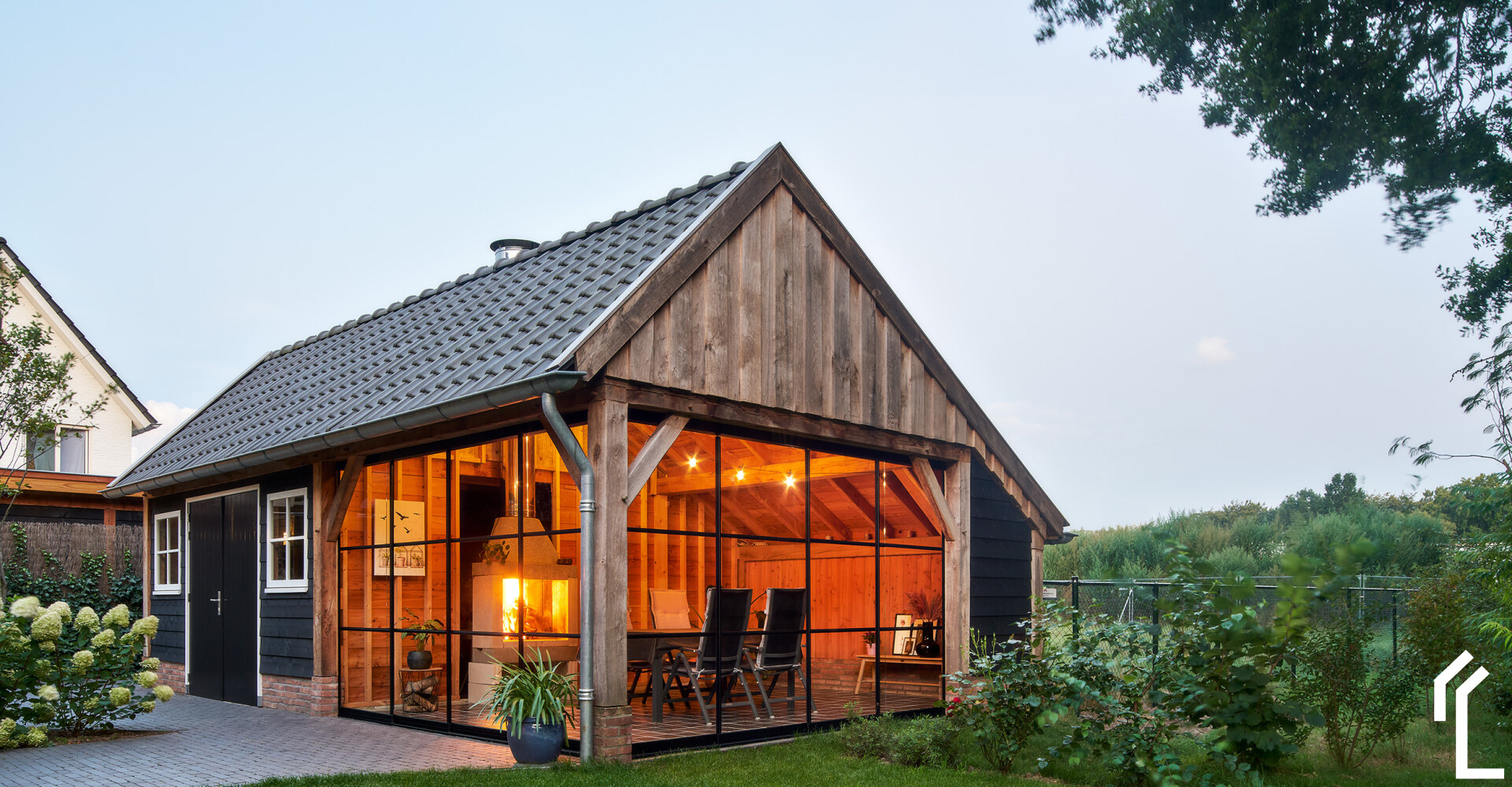 Stel je tuinkamer zelfbouw pakket nu samen op Solundo!